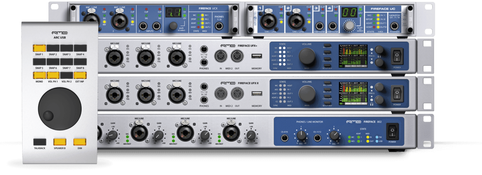 RME Fireface Flagships – Premium Plug-In Bundles | Synthax Inc.